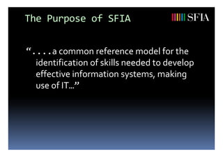 SFIA Version 4 | PPT