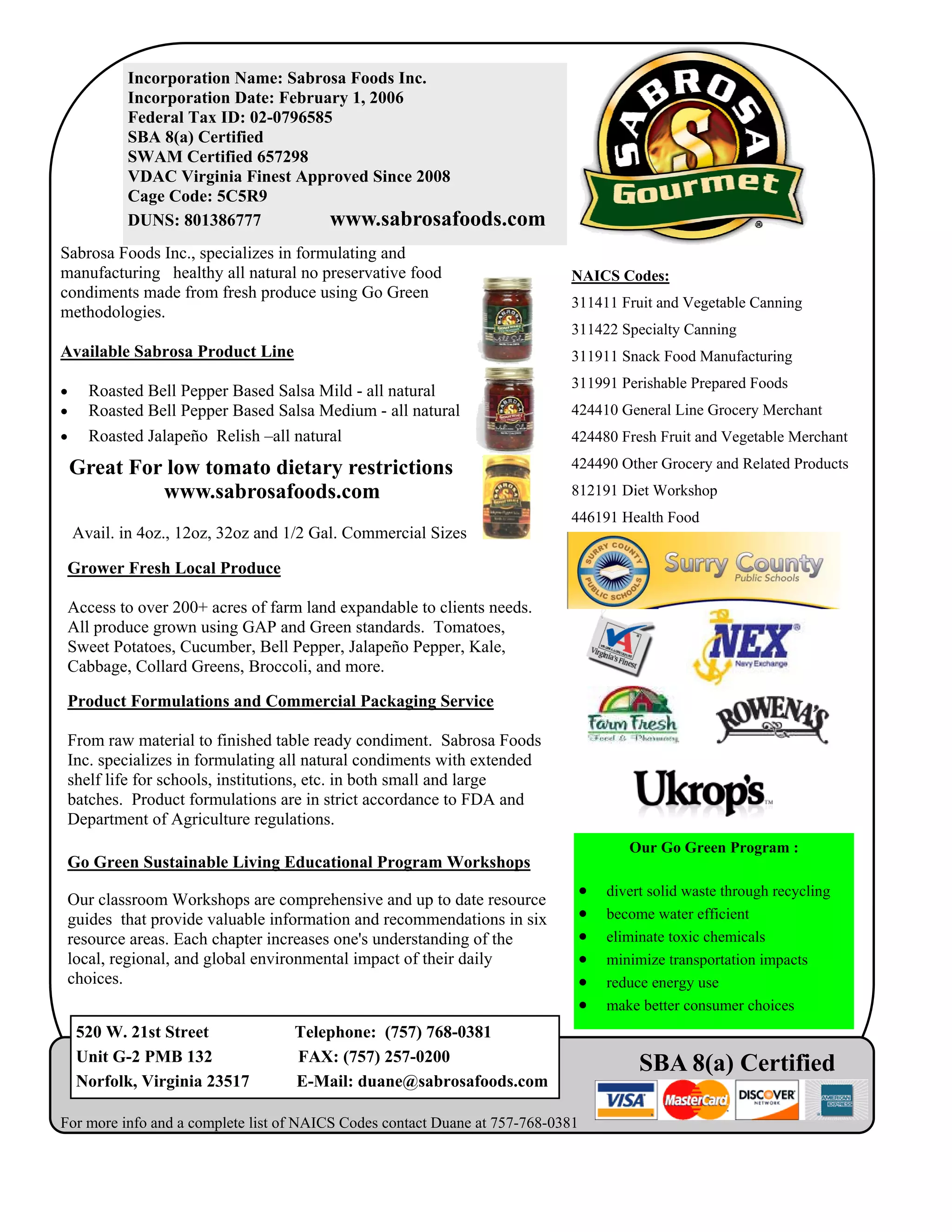 Sfi capabilities statemnt | PDF