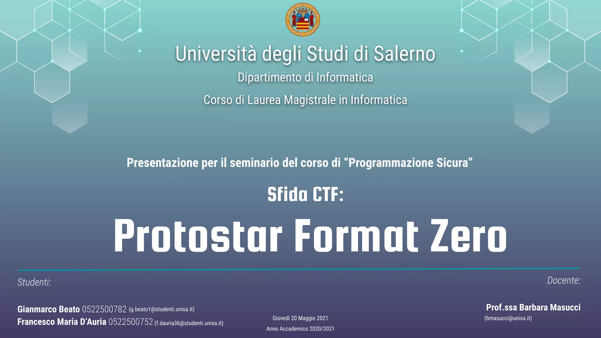 Sfida CTF: Protostar Format Zero | PPT