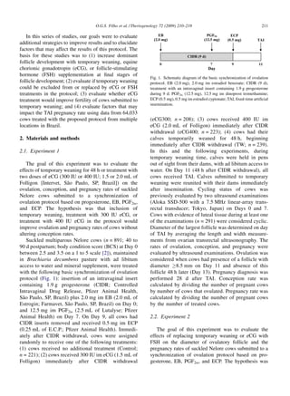Sá Filho: Fixed-time artificial insemination with estradiol and progesterone for Bos indicus ...