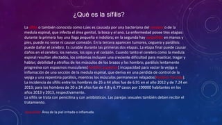 Sífilis: exposición de biología nivel de secundaria.pptx