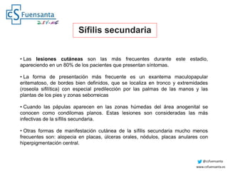 Sífilis a propósito de un caso | PPTX