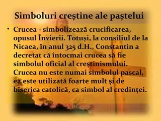 Traditii si obiceiuri de Sf. Pasti | PPT