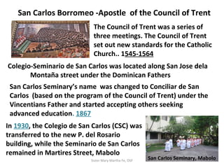 S first year orientation history of university of san carlos 1 - copy | PPT