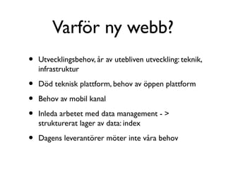 SFIS: Mobila tjänster Stockholms stadsbibliotek | PPT | Computing ...