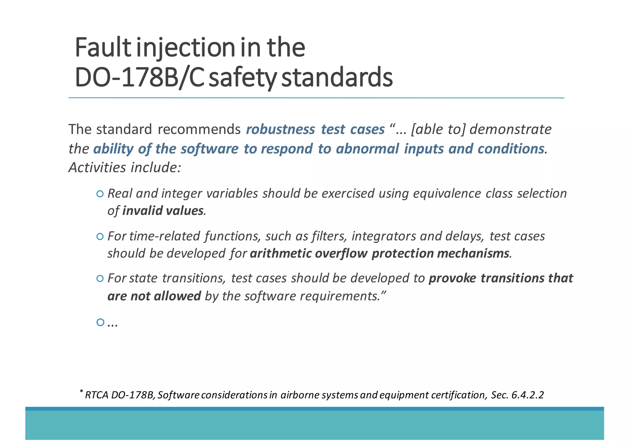 Fault Injection for Software Certification | PDF | Operating Systems | Computer Software and ...
