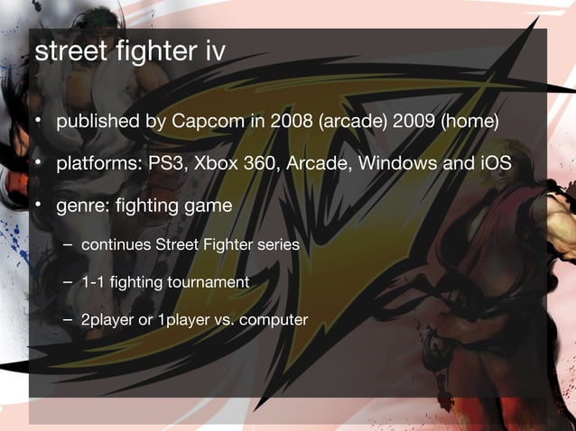 Street Fighter - Game Walkthrough | PPT