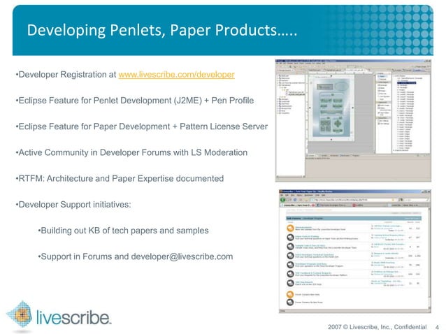 Learn about Java framework for pen-based computing and the Livescribe ...
