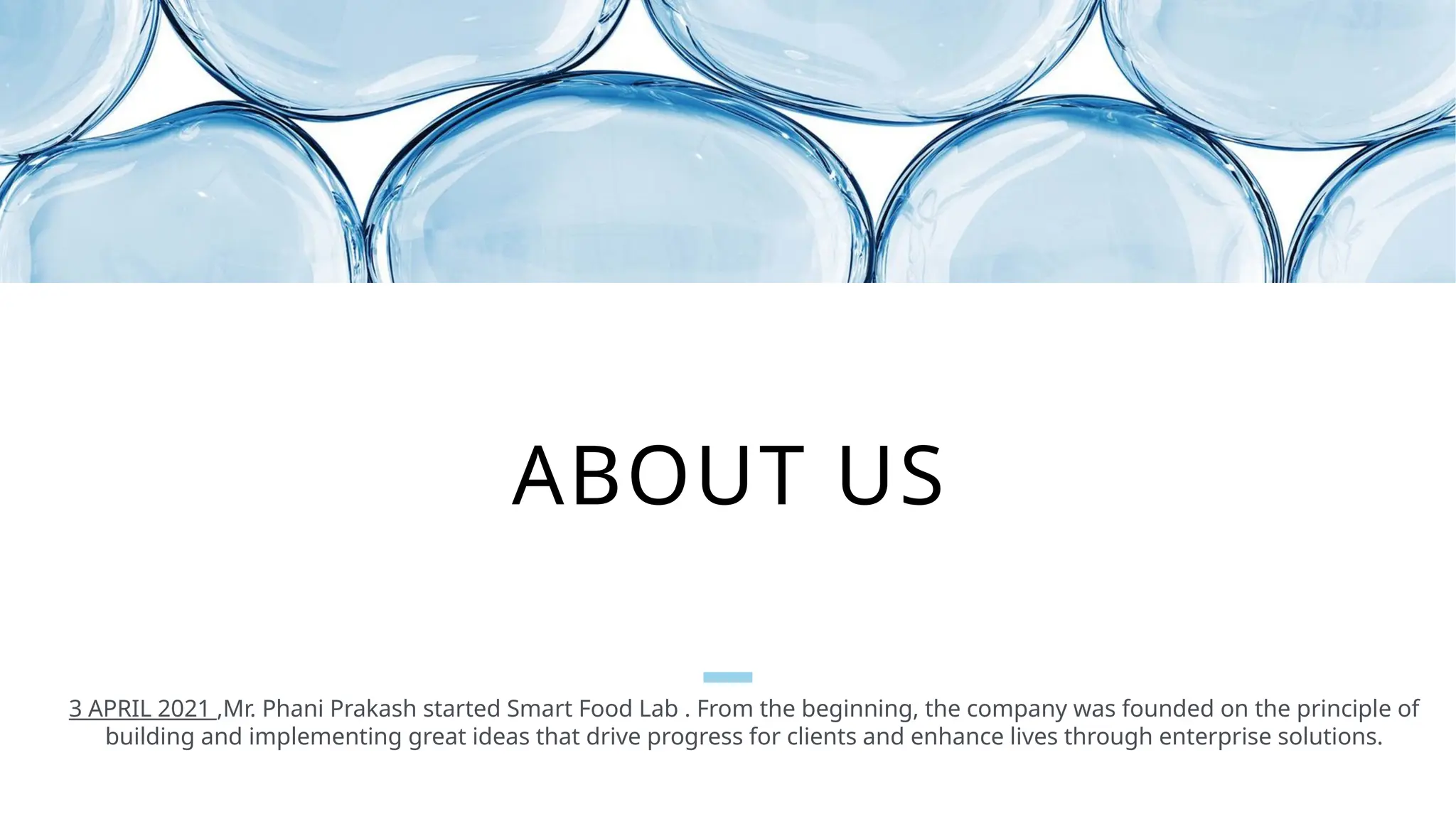 Smart Food Lab (Vision, mission and services) | PPTX