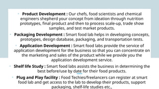 Smart Food Lab (Vision, mission and services) | PPTX