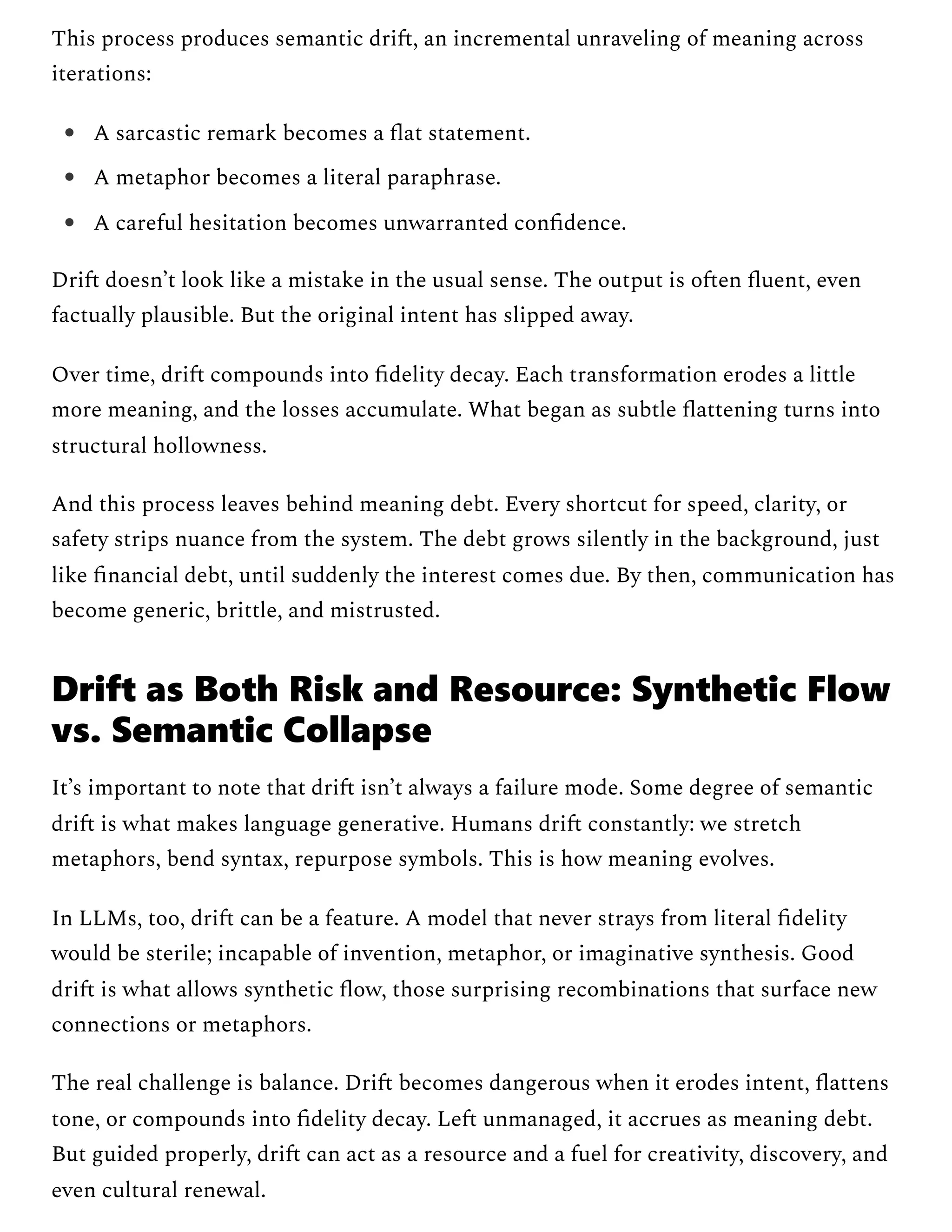 Stop Calling It Hallucination: Semantic Drift as AI’s Real Failure Mode ...