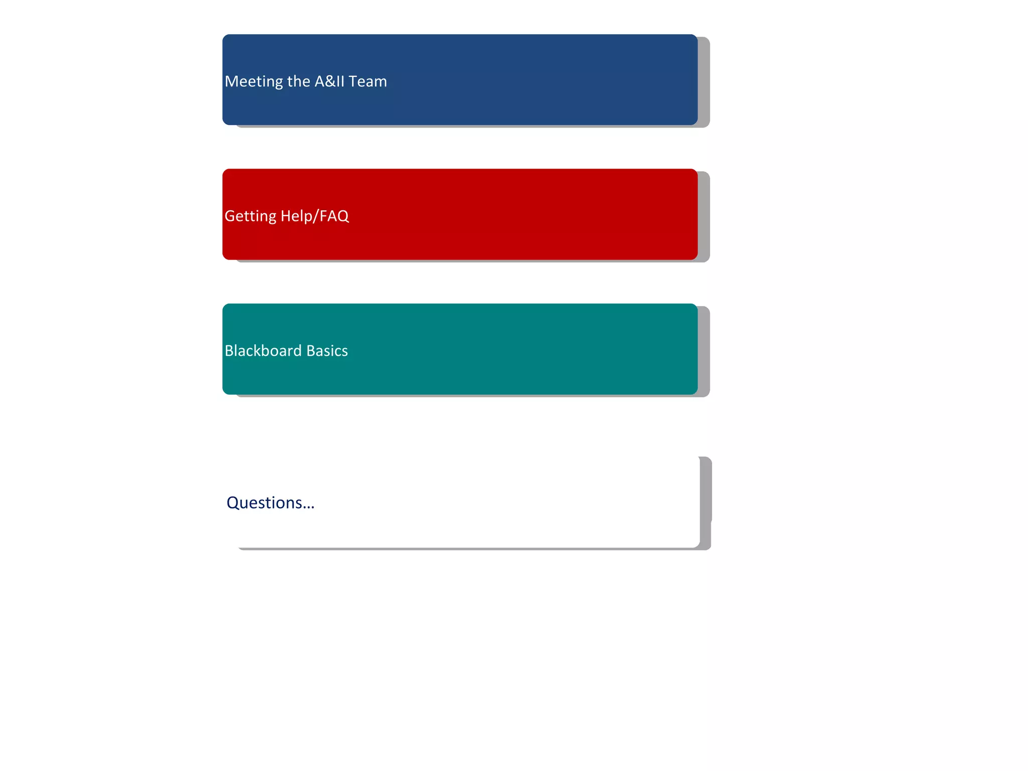 SMU Student Blackboard Orientation | PPT