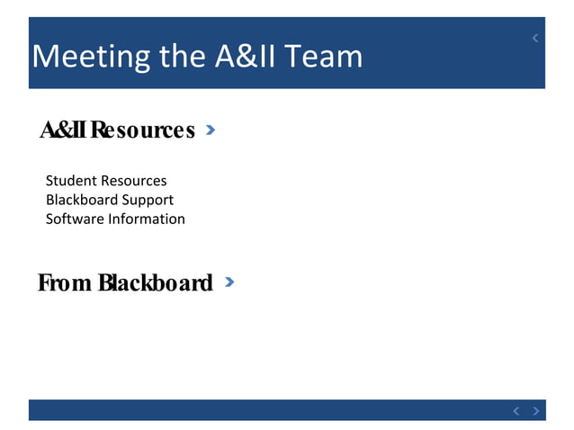 SMU Student Blackboard Orientation | PPT
