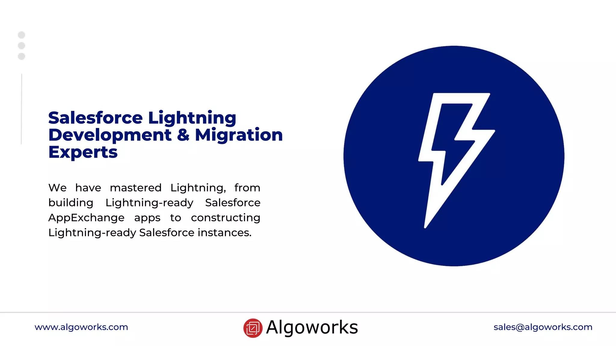 SF Lightning Services | PPTX | Computer Software and Applications | Computing
