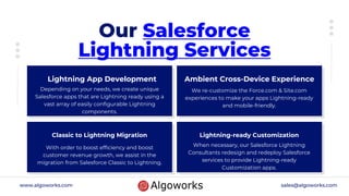SF Lightning Services | PPTX | Computer Software and Applications | Computing