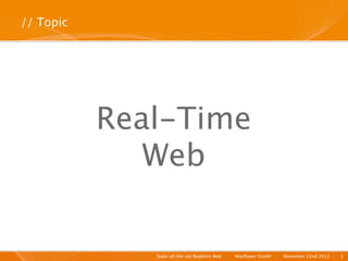 State-of-the-art real-time web applications | PPT