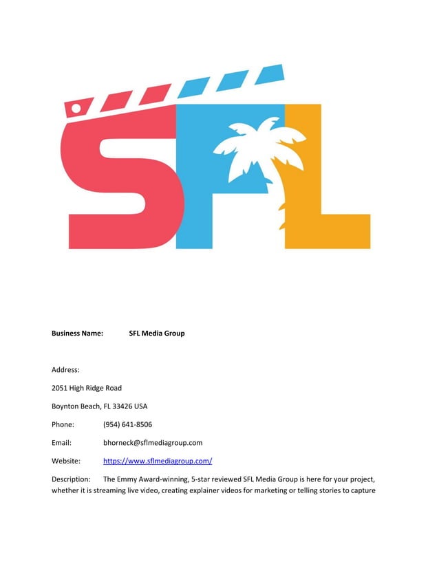 Sfl media group | PDF