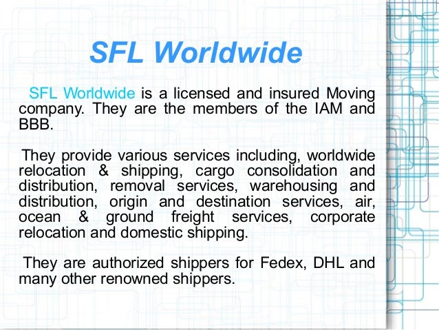 SFL worldwide