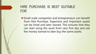 HIRE PURCHASE SYSTEM | PPTX