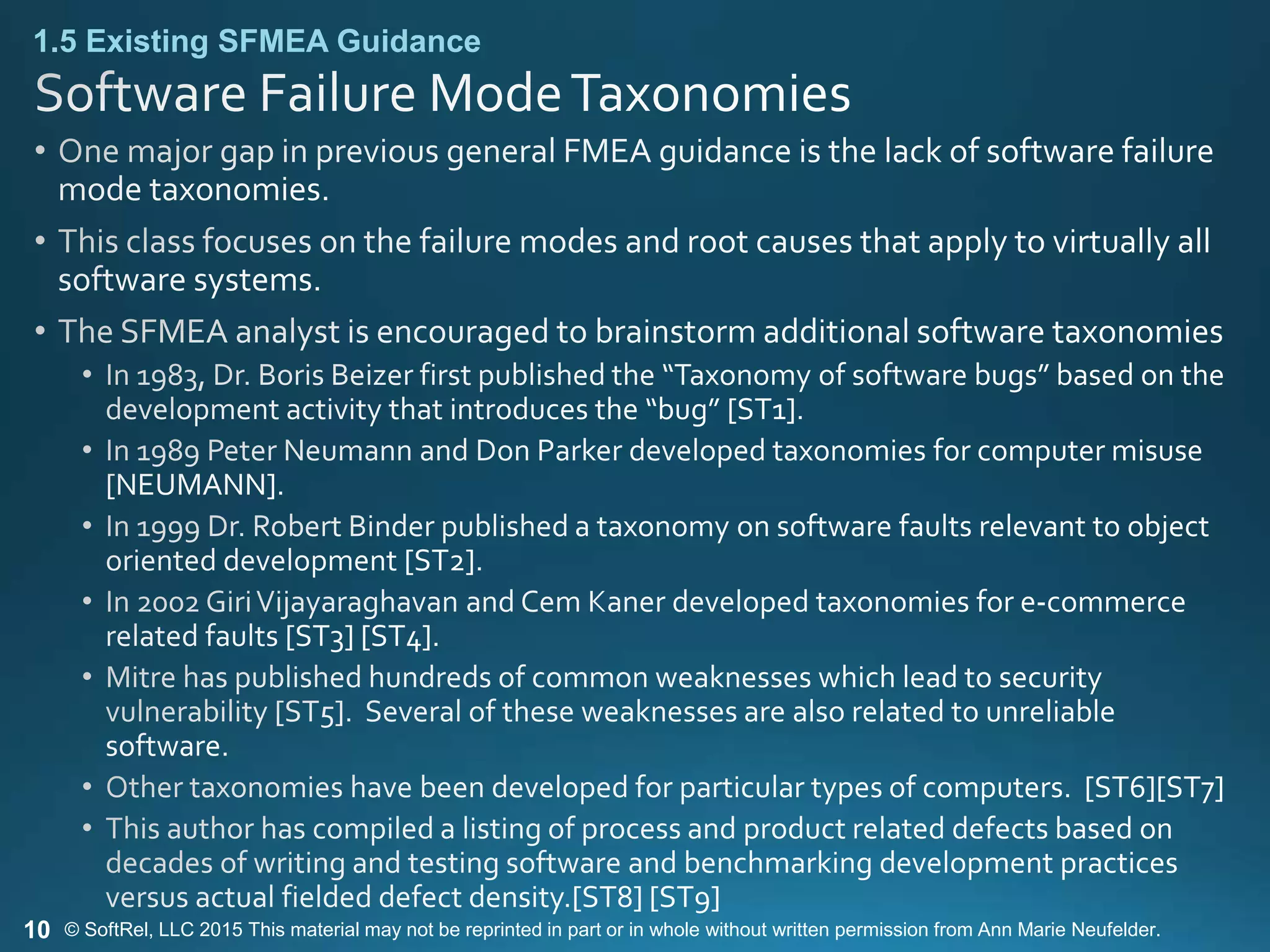 Introduction to Software Failure Modes Effects Analysis | PPTX