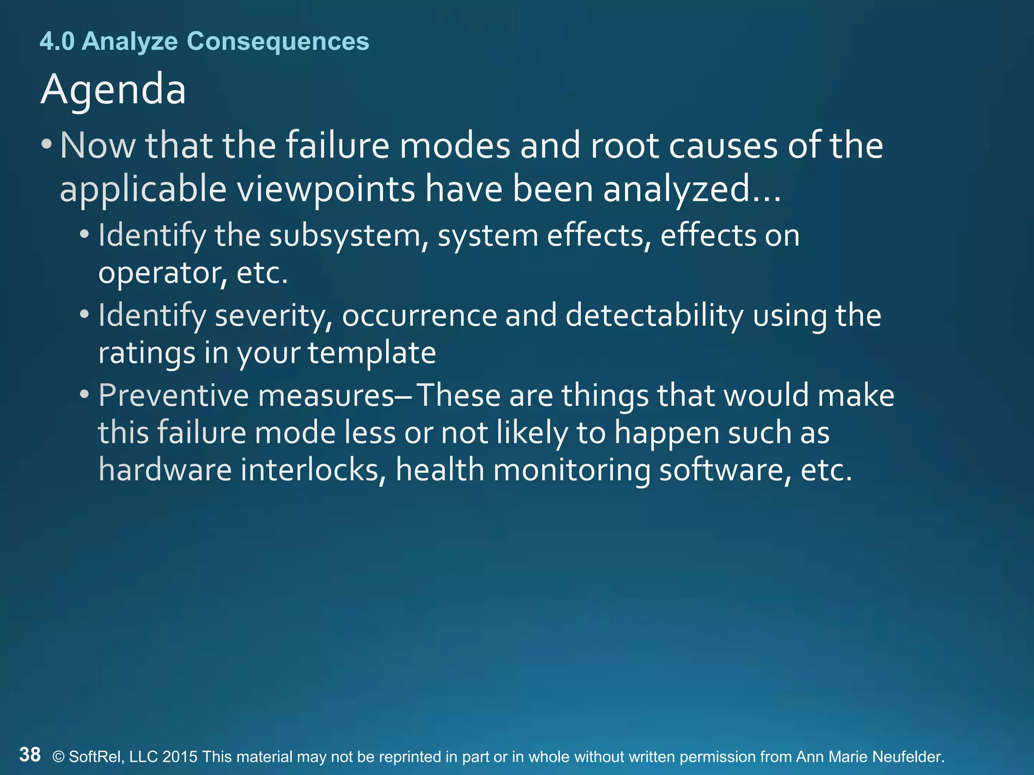 An Introduction to Software Failure Modes Effects Analysis (SFMEA) | PPTX