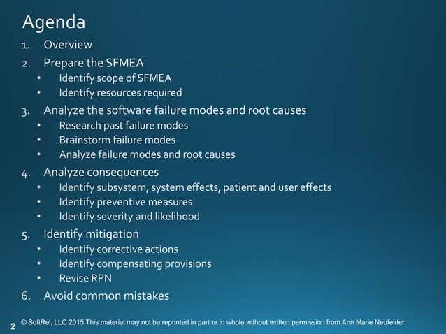 An Introduction to Software Failure Modes Effects Analysis (SFMEA) | PPTX