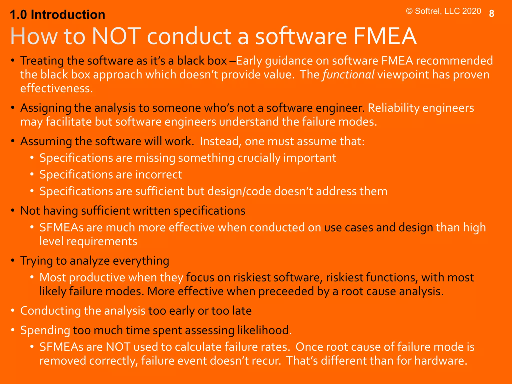 Software Failure Modes Effects Analysis Overview | PDF