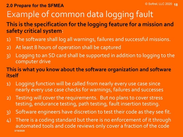 Software Failure Modes Effects Analysis Overview | PDF | Operating Systems | Computer Software ...