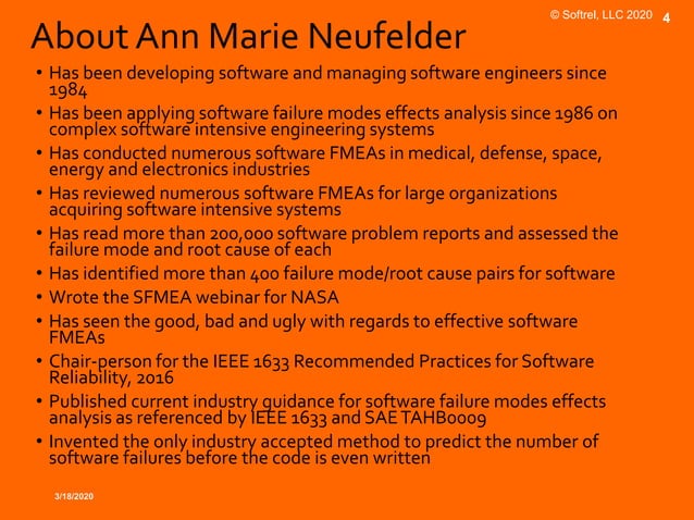 Software Failure Modes Effects Analysis Overview | PDF | Operating ...