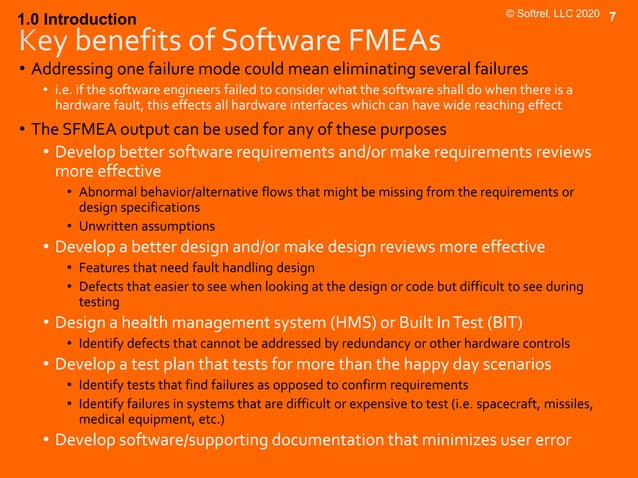Software Failure Modes Effects Analysis Overview | PDF | Operating Systems | Computer Software ...