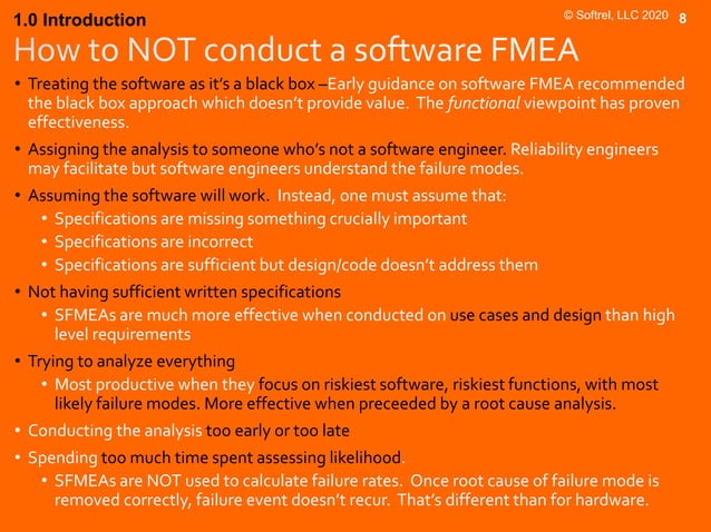 Software Failure Modes Effects Analysis Overview | PDF | Operating Systems | Computer Software ...