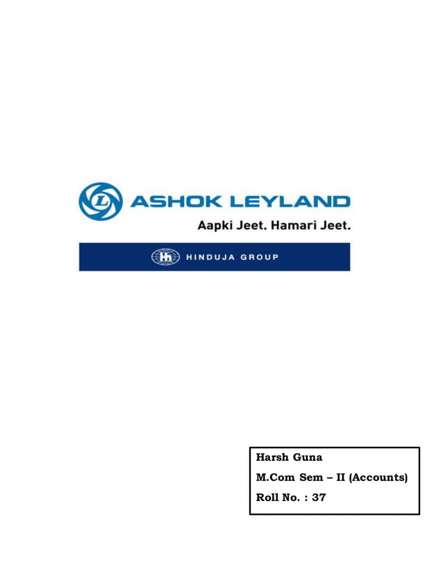 Ashok Leyland | DOCX | Automotive Industry | Industries