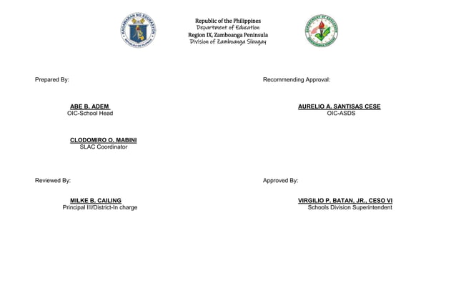 sfnhs_LAC_IMPLEMENTATION_PLAN_SY_2023-2024.docx | Education industry ...