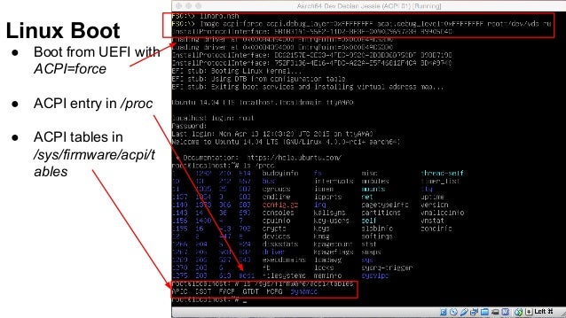 SFO15-TR9: PSCI, ACPI (and UEFI to boot)