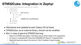 Deploy STM32 family on Zephyr - SFO17-102 | PPT