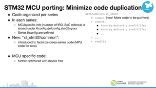 Deploy STM32 family on Zephyr - SFO17-102 | PPT