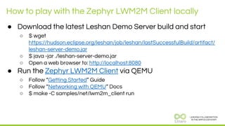 New Zephyr features: LWM2M / FOTA Framework - SFO17-113 | PDF | Operating Systems | Computer ...