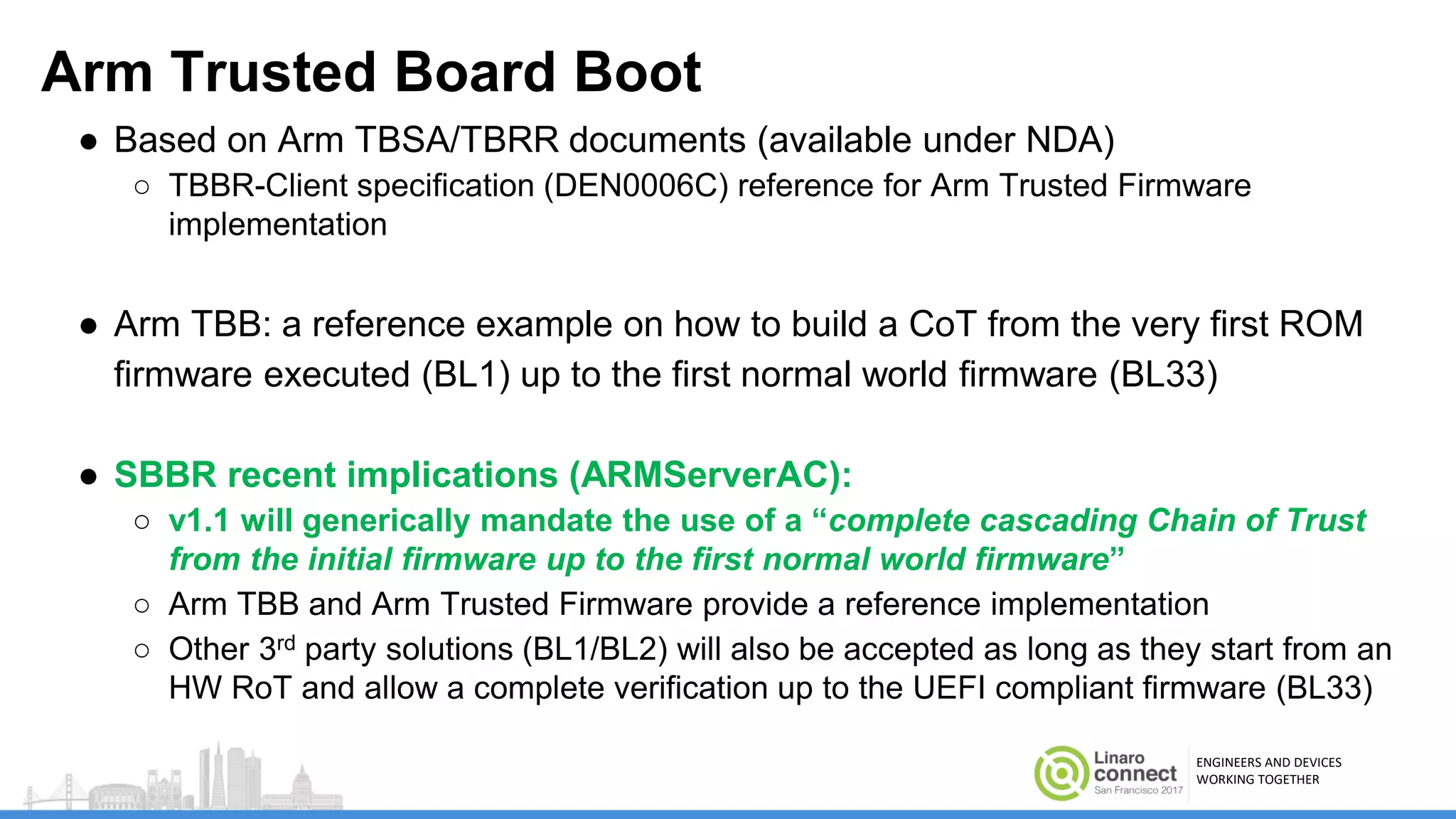 Secure Boot on ARM systems – Building a complete Chain of Trust upon ...