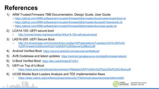 Secure Boot on ARM systems – Building a complete Chain of Trust upon existing industry standards ...