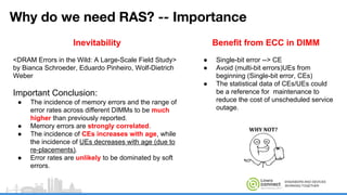Reliability, Availability, and Serviceability (RAS) on ARM64 status ...