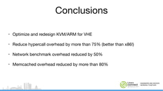 MOVED: Optimizing the Design and Implementation of KVM/ARM - SFO17-403 | PPT