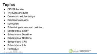 The Linux Kernel Scheduler (For Beginners) - SFO17-421 | PDF