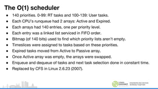 The Linux Kernel Scheduler (For Beginners) - SFO17-421 | PDF