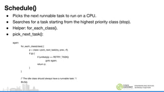 The Linux Kernel Scheduler (For Beginners) - SFO17-421 | PDF