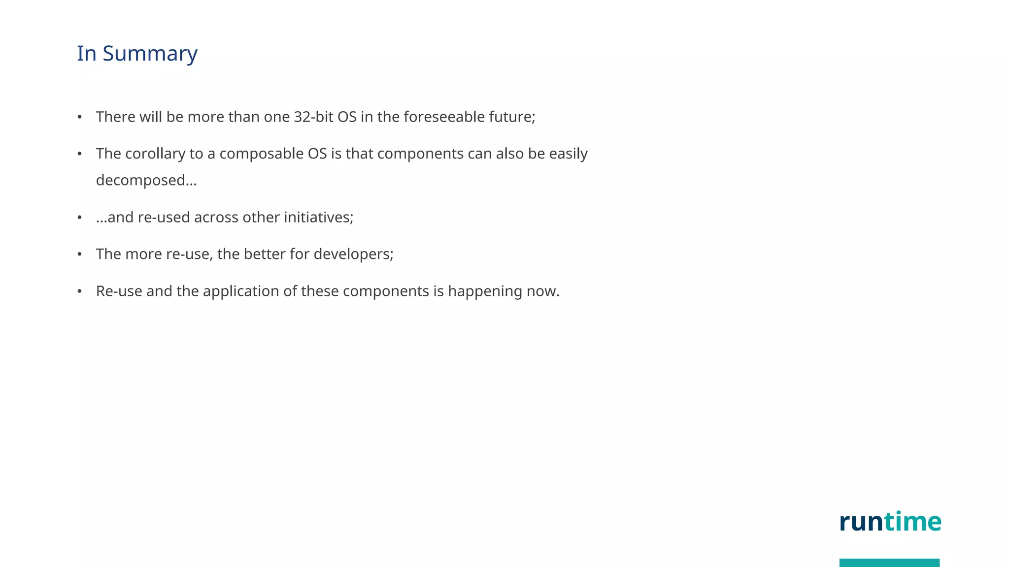 Modular middleware components in Apache Mynewt OS - SFO17-507 | PDF