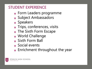 Sixth Form Open Evening 2018 | PPTX