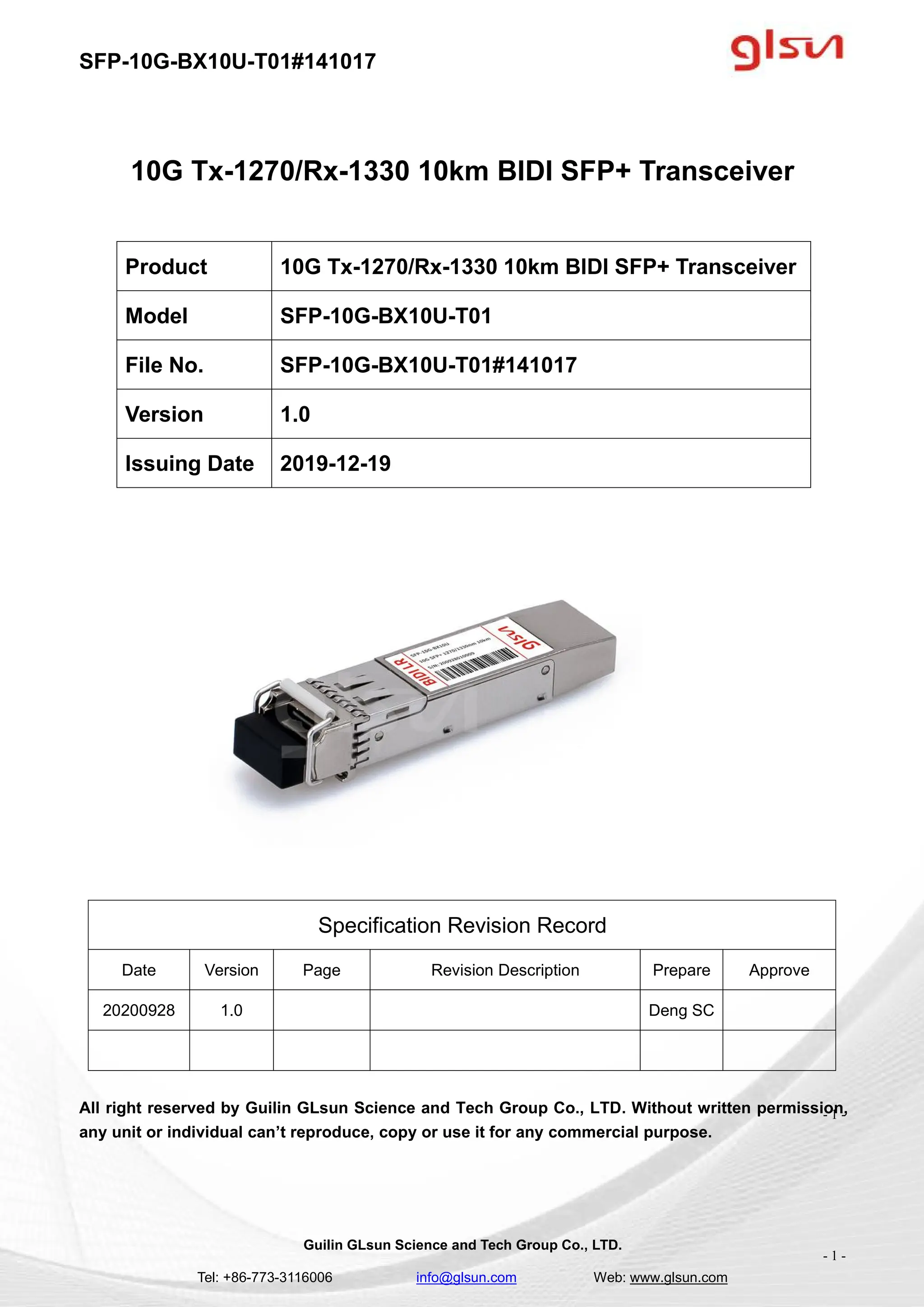 sfp-10g-bx10u-1270nm-1330nm-10km-bidi-optical-module-141017.pdf
