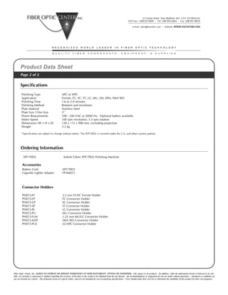 Sfp 70 D2 | PDF