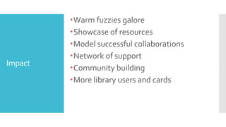 SFPL Inspired Collaborations | PPT