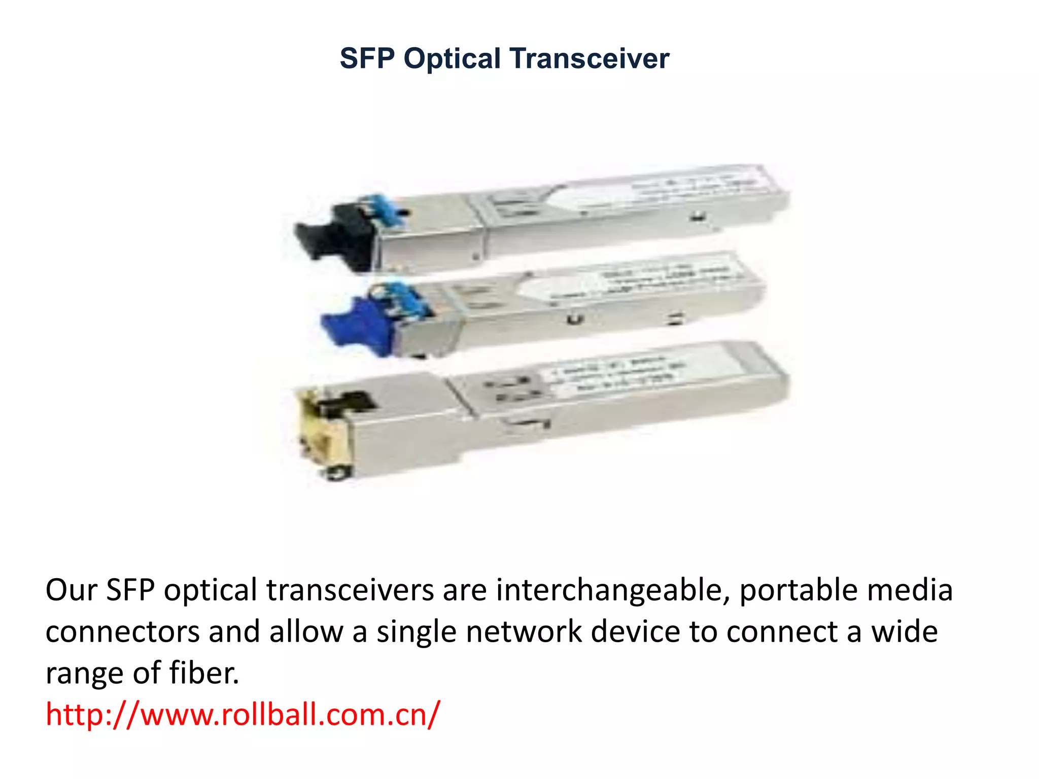 Sfp optical transceiver | PPTX
